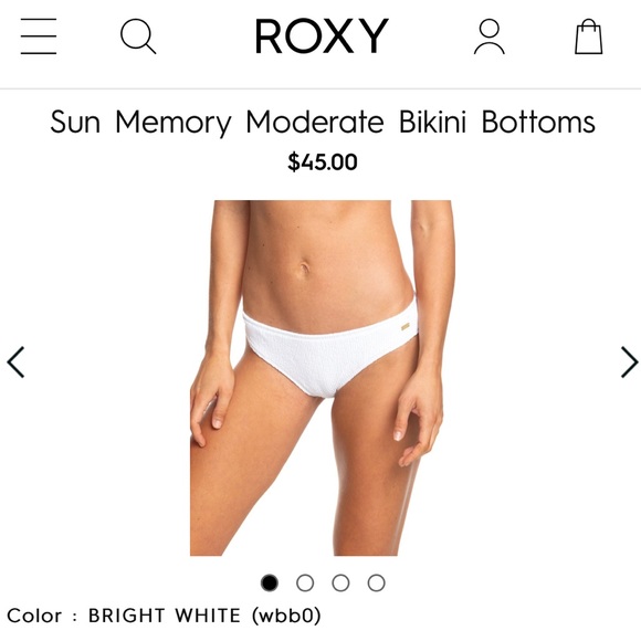 Roxy | Swim | Nwt Roxy White Sun Memory Underwired Bikini Set S Topm Bottom | Poshmark